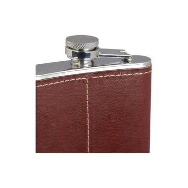 relaxdays Flasque de plein air avec similicuir 200 ml | postshop.ch