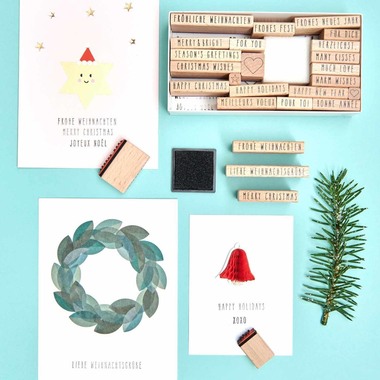 RICO DESIGN Stempelset Merry Christmas 300512 27 Stück | postshop.ch