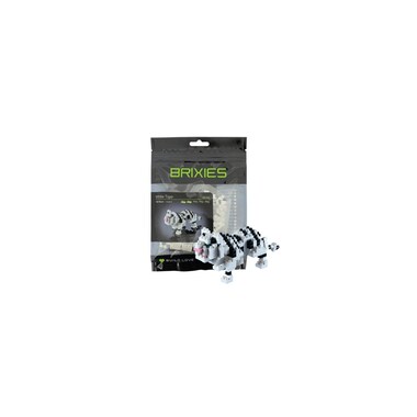 BRIXIES building block model White Tiger made of 155 building blocks ...