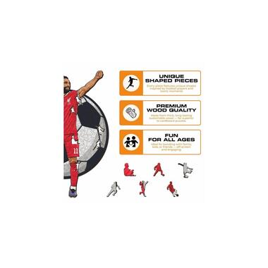 Iconic Puzzle Wooden Puzzle Mohamed Salah New S, 150 pieces | postshop.ch