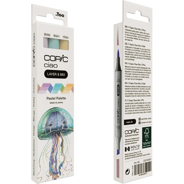 COPIC Marker Ciao 220750301 Pastel Palette 3 Stück | postshop.ch