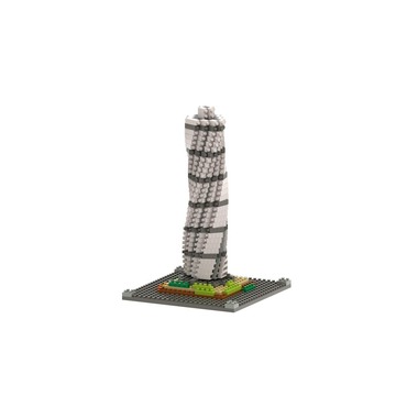 BRIXIES Bausteinmodell Turning Torso aus 652 Bausteinen | postshop.ch