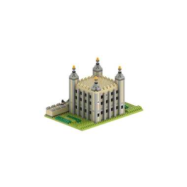 BRIXIES modello di costruzione Tower of London con 1000 mattoncini a ...