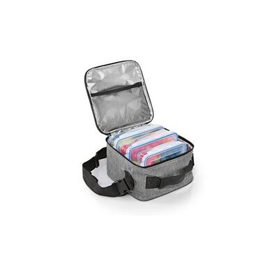 EASYmaxx cooler bag with 3 lunch boxes Klick-it 7 l gray | postshop.ch