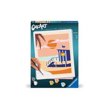Ravensburger Malen nach Zahlen CreArt – Beach Cottage | postshop.ch