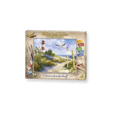 Schipper Paint by Numbers Dune Landscape with Lighthouse | postshop.ch