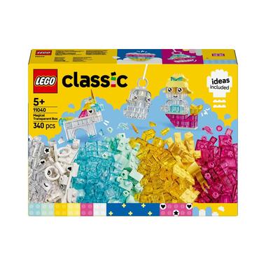LEGO® Classic Magic Box with Transparent Bricks 11040 | postshop.ch
