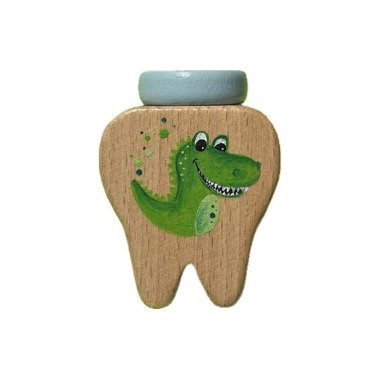 Spielba wooden toys milk tooth box Dino | postshop.ch
