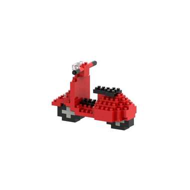 BRIXIES building block model scooter made of 101 building blocks ...