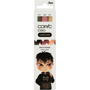 COPIC Marker Ciao 220750311 Warm Palette 3 Stück | postshop.ch