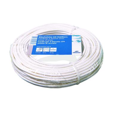 Meister Corde à linge mit Stahlkern, Ø 3.5 mm, 20 m, Blanc | postshop.ch