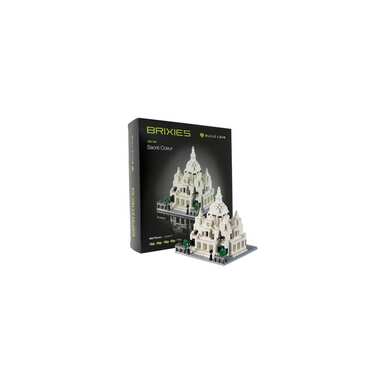 BRIXIES building block model Sacré Coeur made of 603 building blocks ...