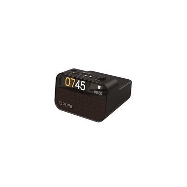 Pure Radio Alarm Clock Moment Charge Black | postshop.ch