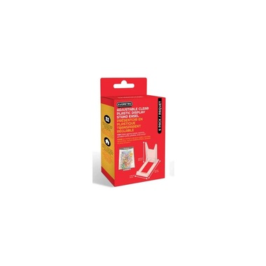 EvoRetro Display Stand Pack de 6 Réglable Acrylique transparent ...