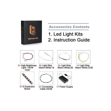 BrickBling LED light set for LEGO® 21376 Cat | postshop.ch