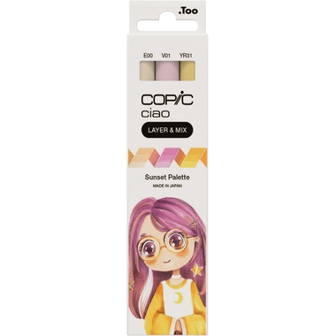COPIC Marker Ciao 220750308 Sunset Palette 3 Stück | postshop.ch