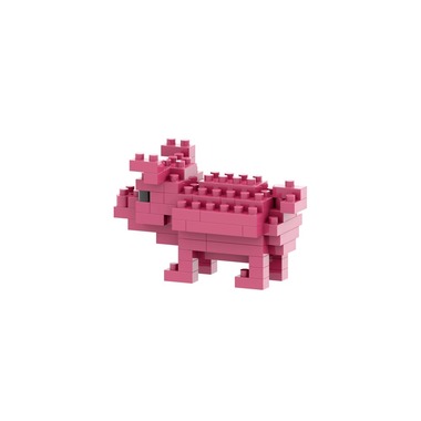 BRIXIES building block model lucky pig made of 66 building blocks ...