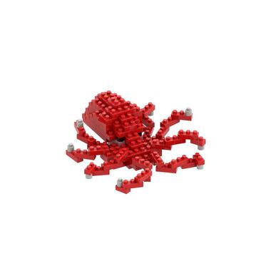 BRIXIES Bausteinmodell Grosser Oktopus aus 102 Bausteinen | postshop.ch