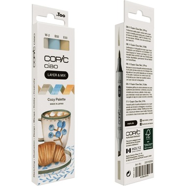 COPIC Marker Ciao 220750305 Cozy Palette 3 Stück | postshop.ch