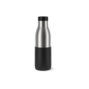 Emsa drinking bottle Bludrop Sleeve 500 ml, Black | postshop.ch