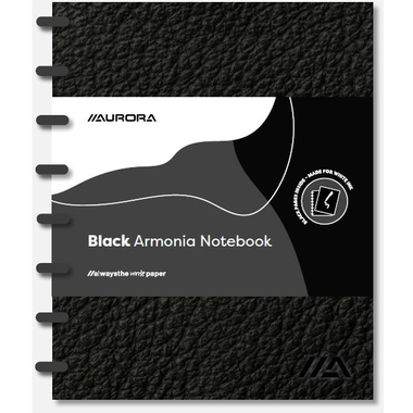 ADOC Spiralbuch Armonia A5 3000.001 schwarz, blanco 40 Blatt | postshop.ch