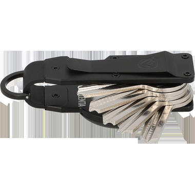 VALENTA Key Organizer Aluminium 588980 AirTag Black | postshop.ch