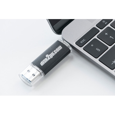 DISK2GO USB-Stick switch 128GB 30006596 Type-C/Type-A 3.0 double pack ...