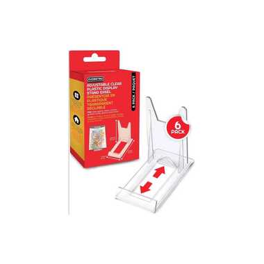 EvoRetro Display Stand Pack de 6 Réglable Acrylique transparent ...