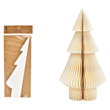 ROOST Aufsteller Honeycomb 15x30cm 10039687 Tannenbaum, weiss | postshop.ch