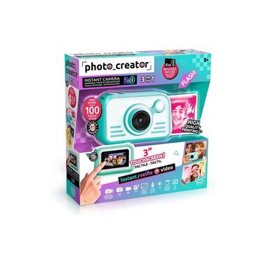 Canal Toys Instant Camera 2.0 with color paper Turquoise/White ...