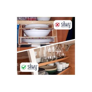 Silwy Bols alimentaires magnétiques en porcelaine CYAN 20 cm | postshop.ch