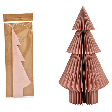 ROOST Aufsteller Honeycomb 20x38cm 10039706 Tannenbaum, altrosa ...