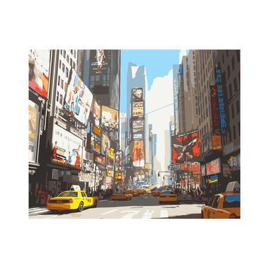 Colorelle Paint by Numbers Taxis in New York Skyline | postshop.ch