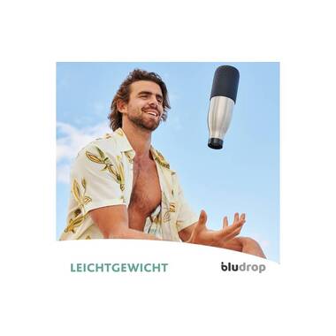 Emsa drinking bottle Bludrop Sleeve 500 ml, Green | postshop.ch