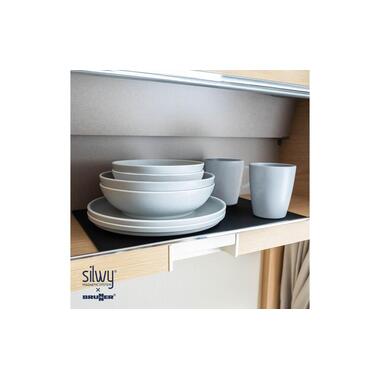 Silwy Magnetic Plastic Tableware Set Dolomite White | postshop.ch