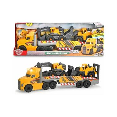 Dickie Toys construction vehicle Large Mack Truck with 2 Volvo vehicles ...