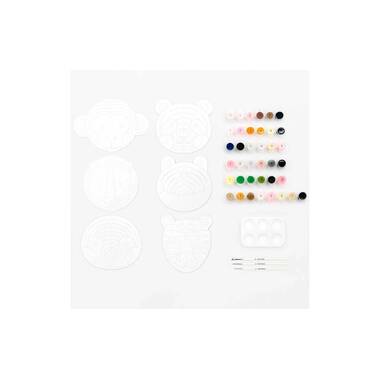 Rico Design Paint by Numbers 12-piece, Animals | postshop.ch