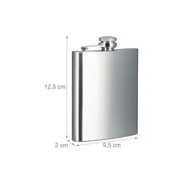 relaxdays Flasque de plein air Set de 10, 200 ml | postshop.ch
