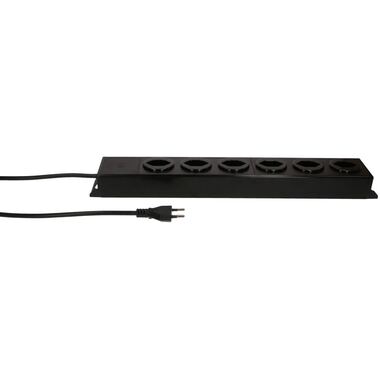 Max Hauri power strip Power Line 6x Type 13 black/black 3.0m | postshop.ch