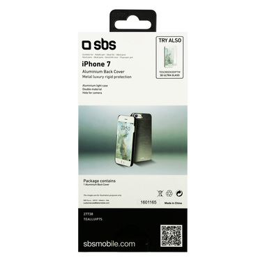 Aluminum-effect cover for iPhone 7 | postshop.ch