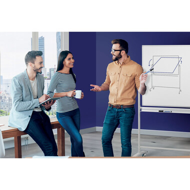 FRANKEN Stativdrehtafel 120x90 cm ST901 U-Act!Line, Stahl emailliert ...