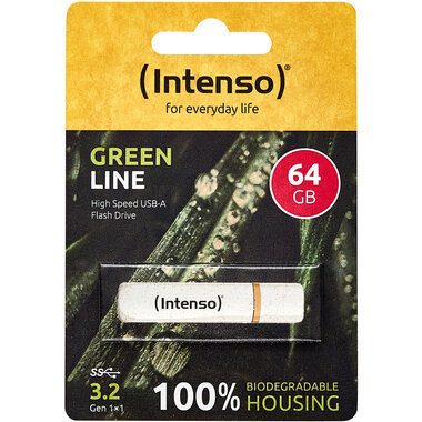INTENSO USB-Stick Green Line 64GB 3540490 USB 3.2 | postshop.ch