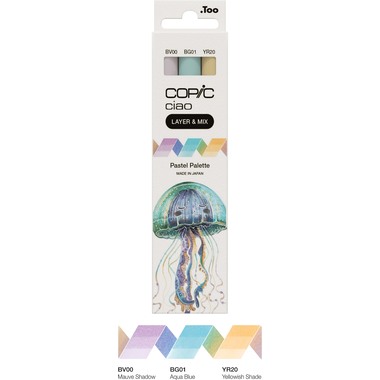 COPIC Marker Ciao 220750301 Pastel Palette 3 Stück | postshop.ch