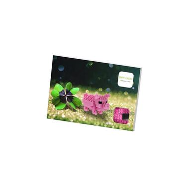 BRIXIES building block model lucky pig made of 66 building blocks ...