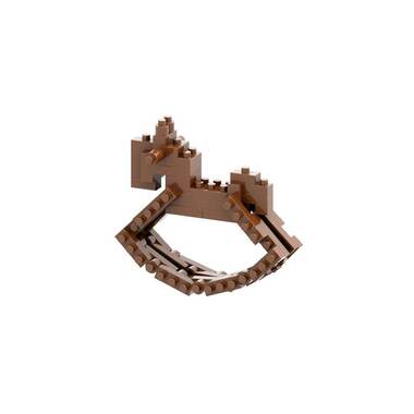 BRIXIES Modèle construction Cheval à bascule de 70 briques | postshop.ch