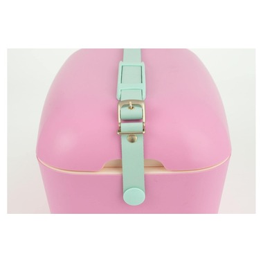 Polarbox Retro Cooler 20 l Bubblegum Pink – Cyan | postshop.ch
