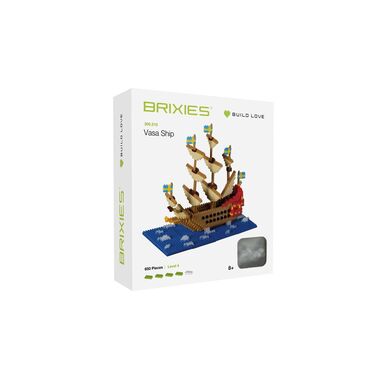 BRIXIES building block model Vasa ship made of 650 building blocks ...