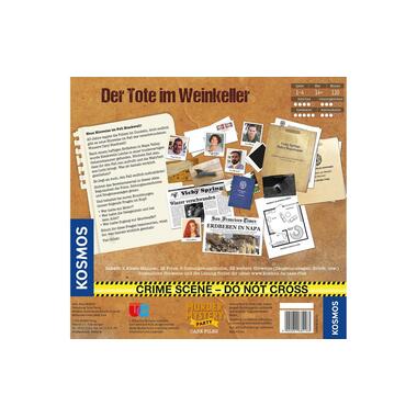 Kosmos Party Game Murder Mystery Case File: The Dead Man in the Wine ...