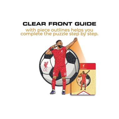 Iconic Puzzle Wooden Puzzle Mohamed Salah New S, 150 pieces | postshop.ch
