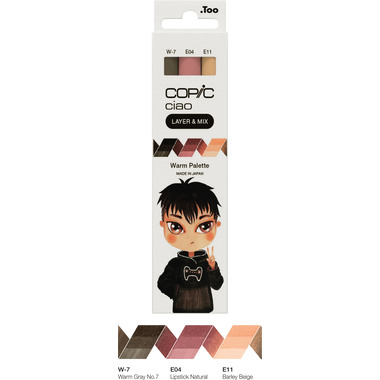 COPIC Marker Ciao 220750311 Warm Palette 3 Stück | postshop.ch